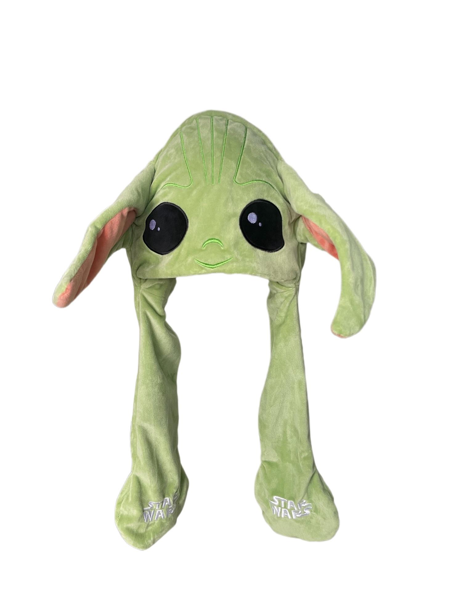 Muts in Pluche met Flaporen die Bewegen Grogu