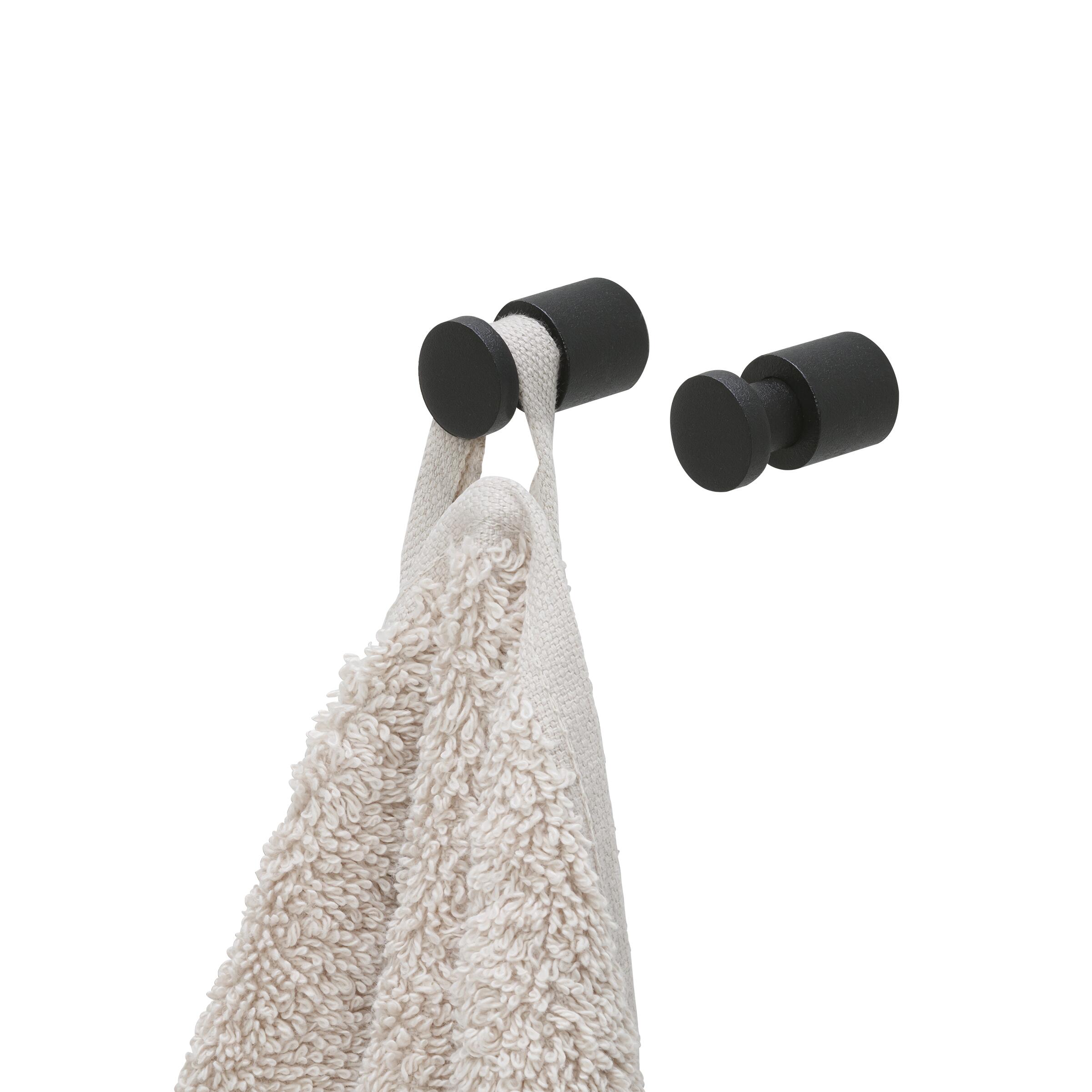 Tiger Handdoekhaak Pico Mat Zwart 2 stuks | 8720605755465