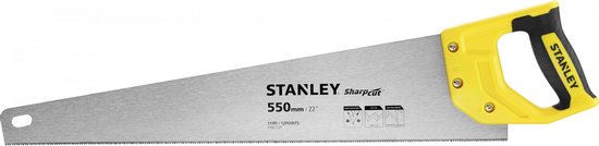 Stanley Handzaag Universeel 550 mm 11 tpi, Houtzaag Fijn