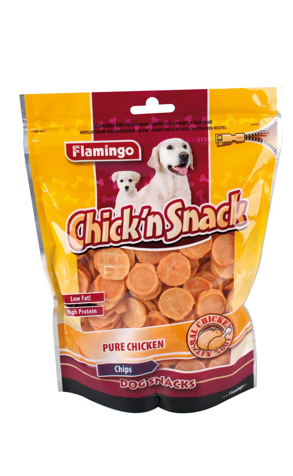 Flamingo Chick'n Snack Chips 400 g