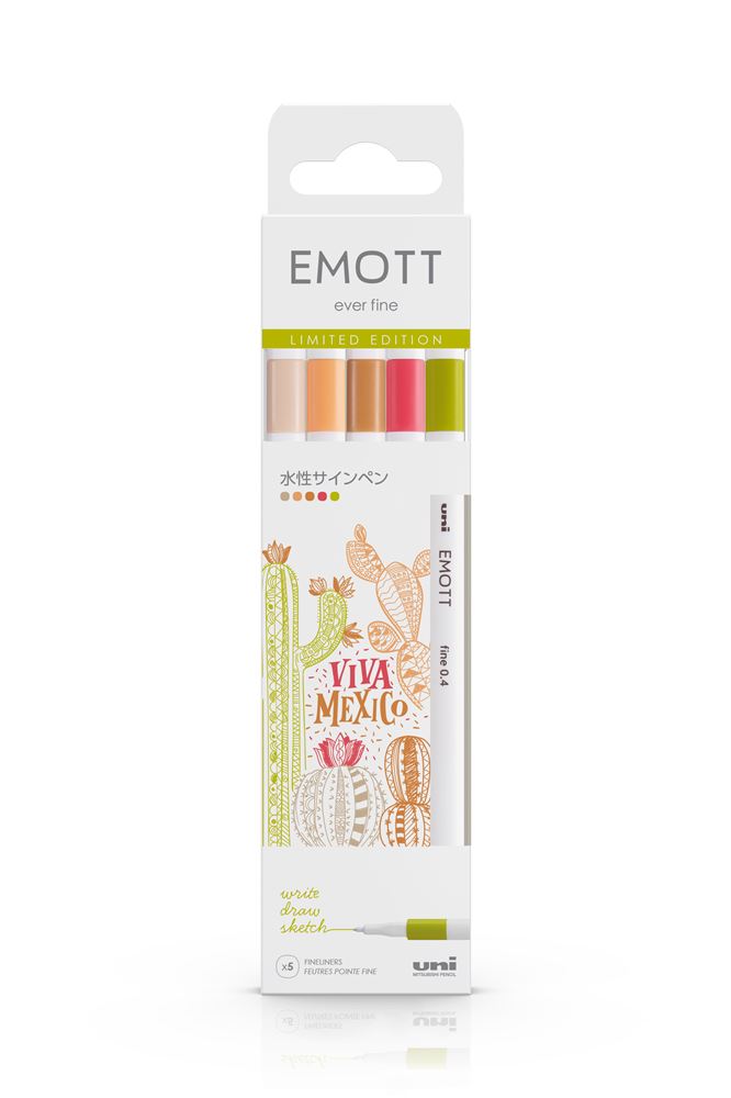 Emott Schrijfstift Set Gipsy Poetry 5 stuks - Limited Edition | 31903927