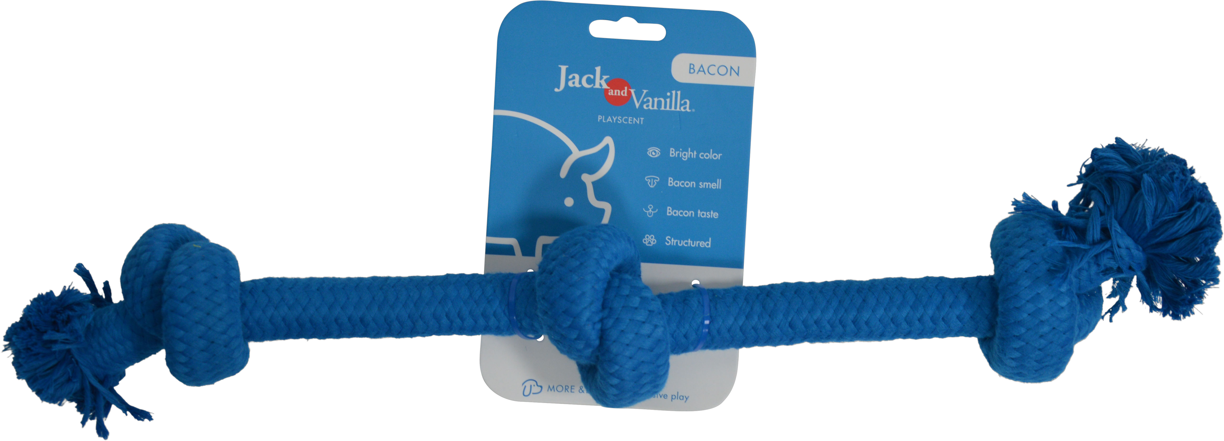 Jack & Vanilla Playscent Touw Bacon 350 g - 48 cm