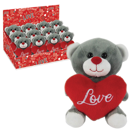 Pluche Beer met Hartje Love 12 cm