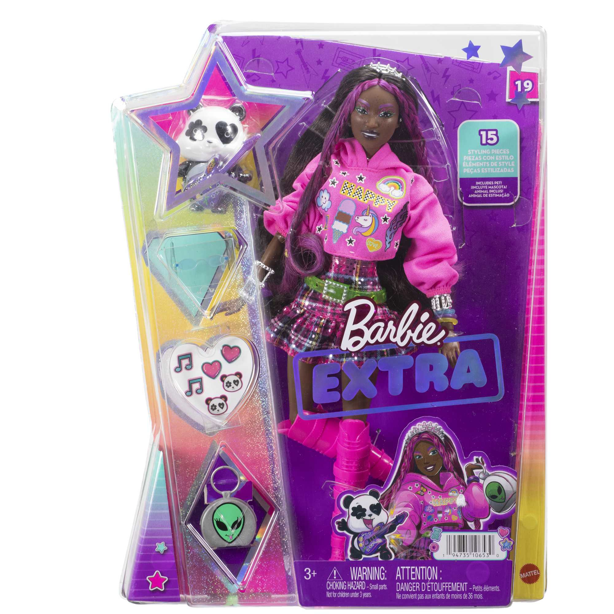 Barbie Extra met panda