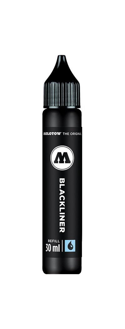 Molotow Fineliner Black Borstel Navulling