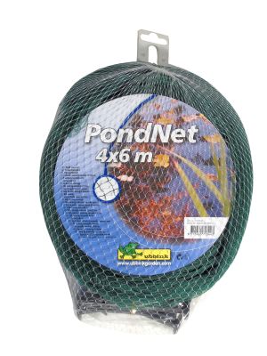 Ubbink Vijverafdeknet 4x6 m met 10 Bevestigingshaken