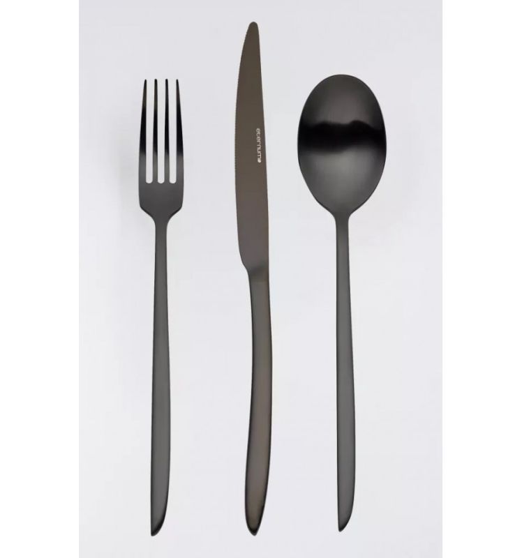 Eternum Young Bestekset Orca 24-delig RVS - 18/0 - Mat Black - 4mm
