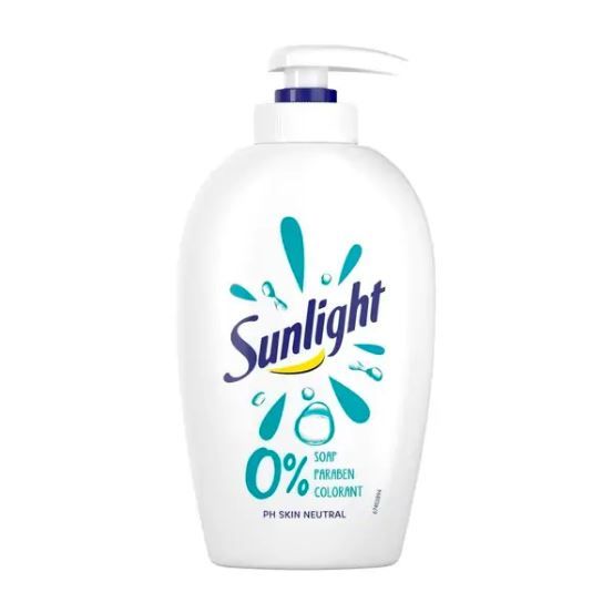 Sunlight Zeep Vloeibaar 0% Pomp 250 ml