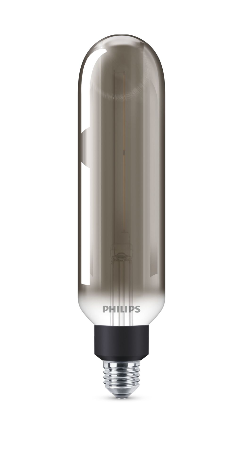 Philips LED Buislamp T65 Filament Smoky E27 6.5W 200lm 1800K Dimbaar