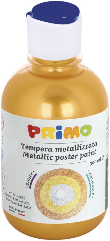 Primo Plakkaatverf Tempera Metallic Fles 300 ml - Goud - Ready Mix