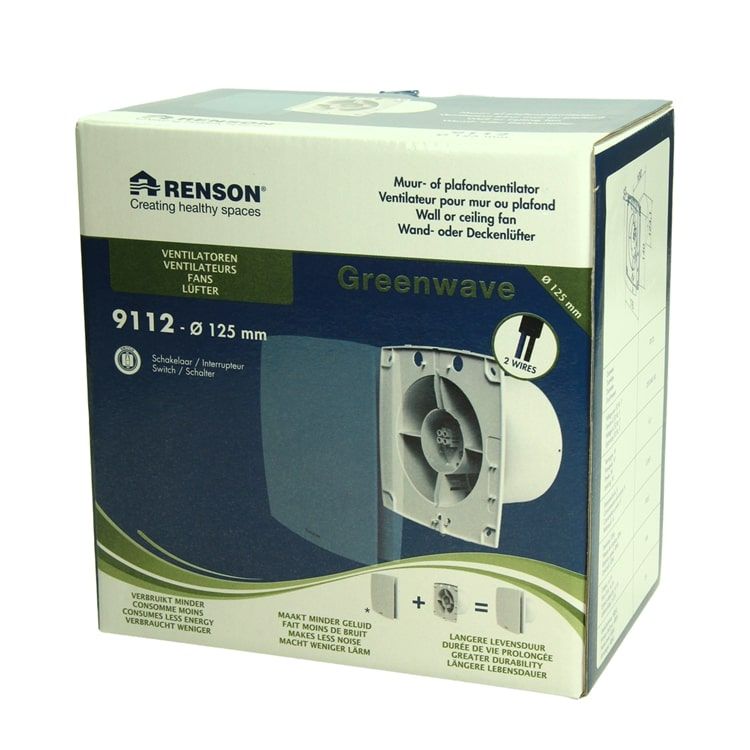 Renson Ventilator Mechanisch Standaard Diameter 125 mm