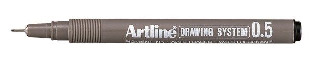 Artline Drawing System Tekenpen 0.5 mm Zwart