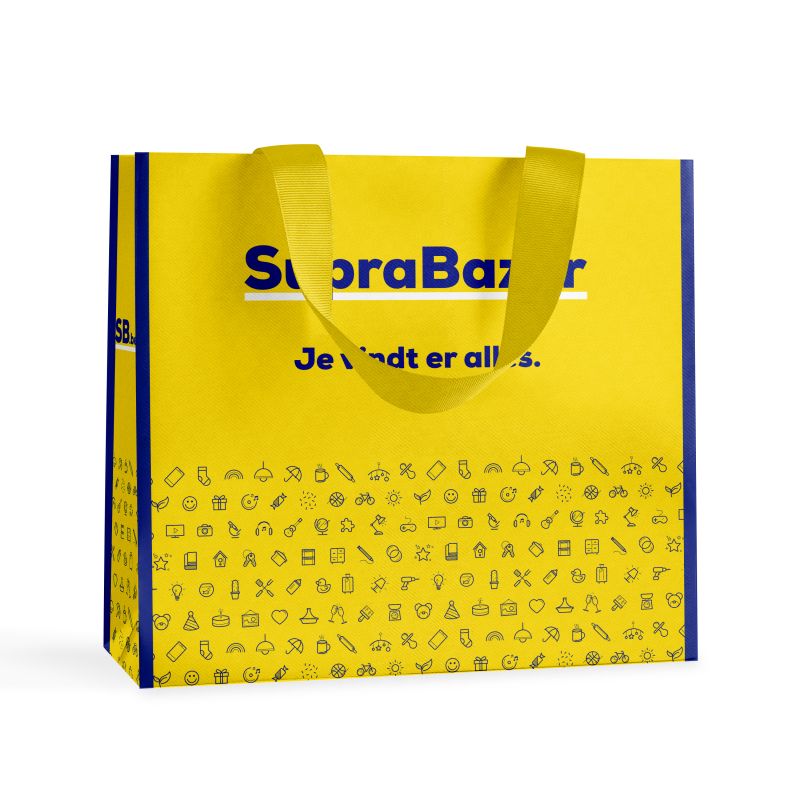 Supra Bazar shopper herbruikbaar GROOT | 16000010