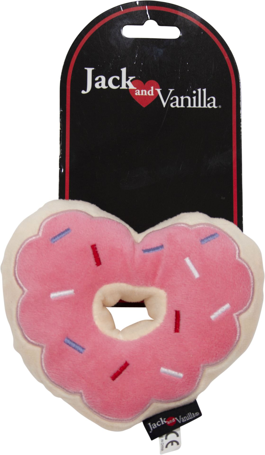 Jack & Vanilla Knuffel Hart Roze | 32156845