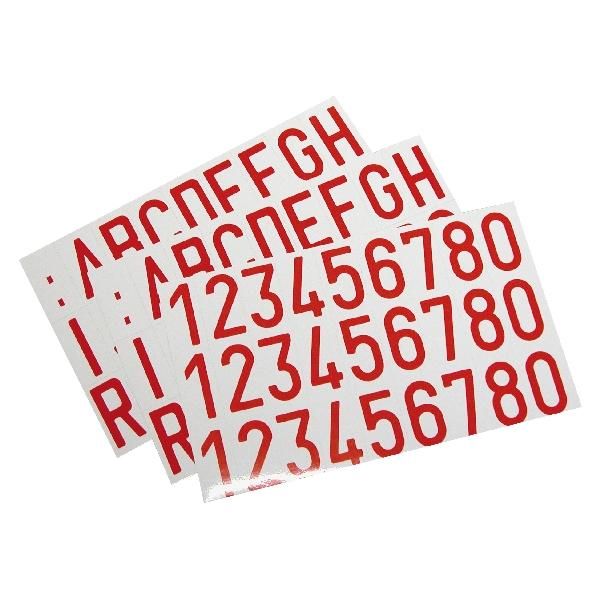 Sticker verboden te parkeren met nummerplaat en klevers