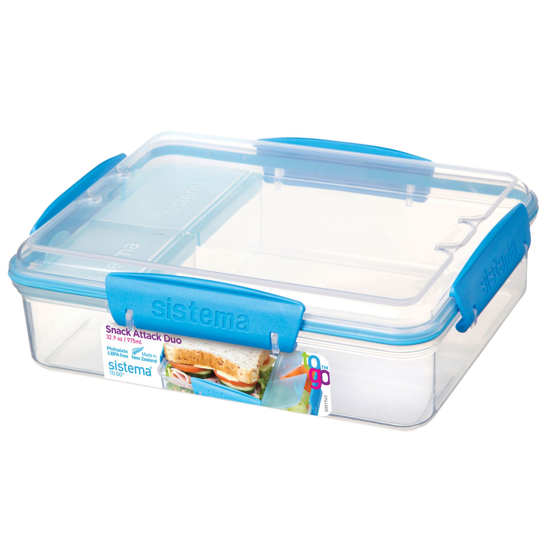 Sistema To Go Lunchbox Snack Attack Duo 975 ml - assorti